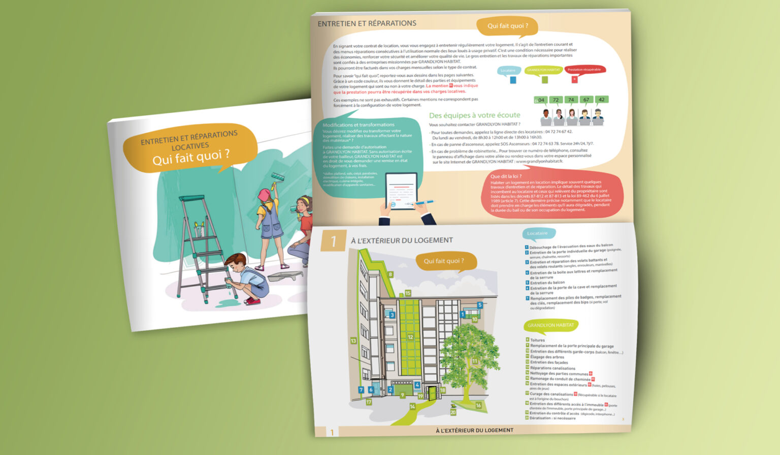 Entretien et réparations locatives : qui fait quoi ? : un nouveau guide ...